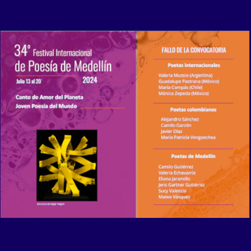 Fallo de la convocatoria del 34° FIPMed - Festival Internacional de Poesía de Medellín