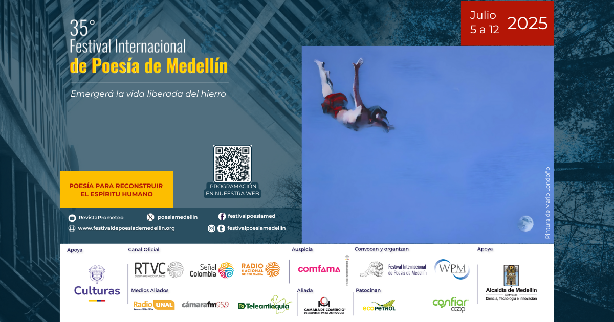 Programación 35 FIPMed - Festival Internacional de Poesía de Medellín
